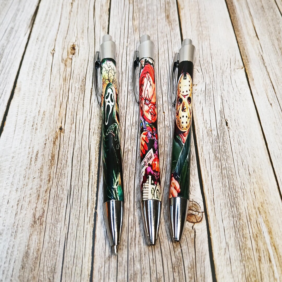 Chucky, Jason and Ghostface Horror Pens: Classic Slasher Movie ...