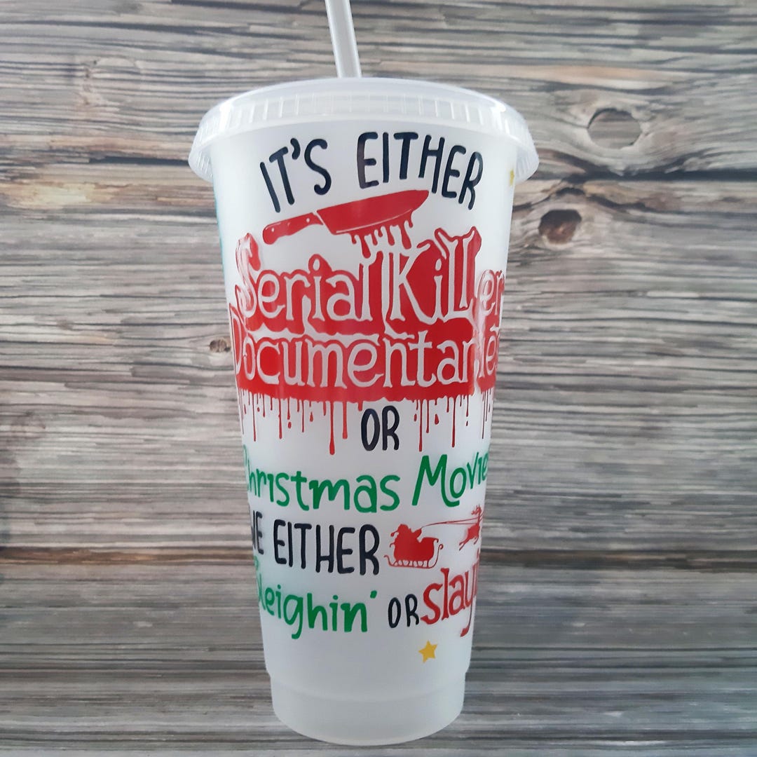 Killer Christmas 24oz Matt Cold Cup Christmas True Crime Serial Killers ...
