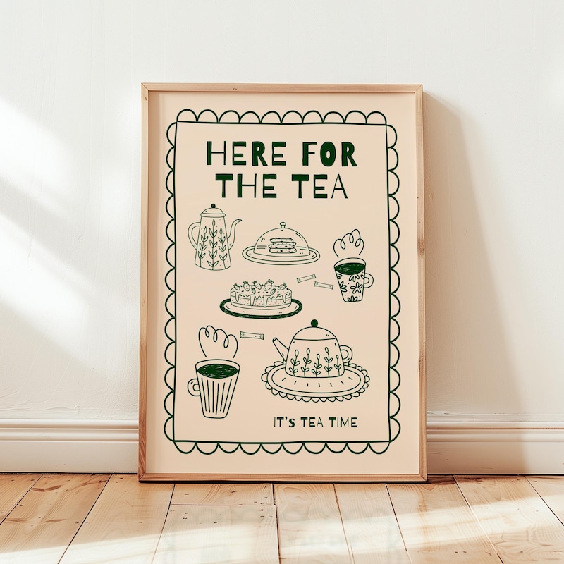 Tea Poster - Etsy