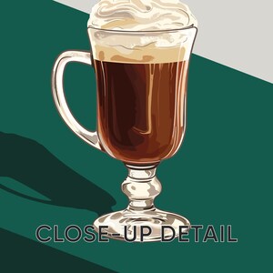 Set of 3 Coffee Print, Trendy Wall Art, Coffee Kitchen Cart Art Posters ...