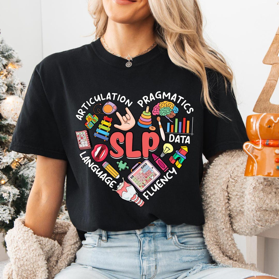 Comfort Colors® Speech Language Pathologist Shirt, Speech Therapy ...