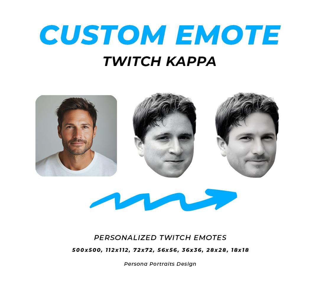 Custom Kappa Emote | Personal Twitch Emote | Custom Twitch Emote ...