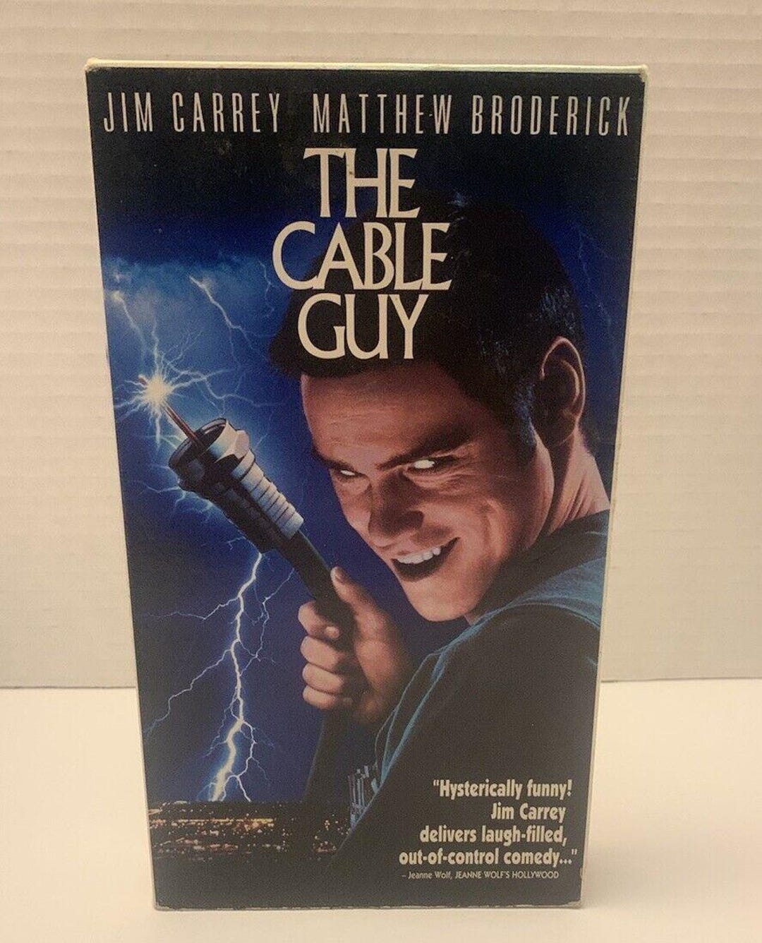 Cable Guy VHS - Jim Carrey - 1986 Columbia Pictures - Etsy