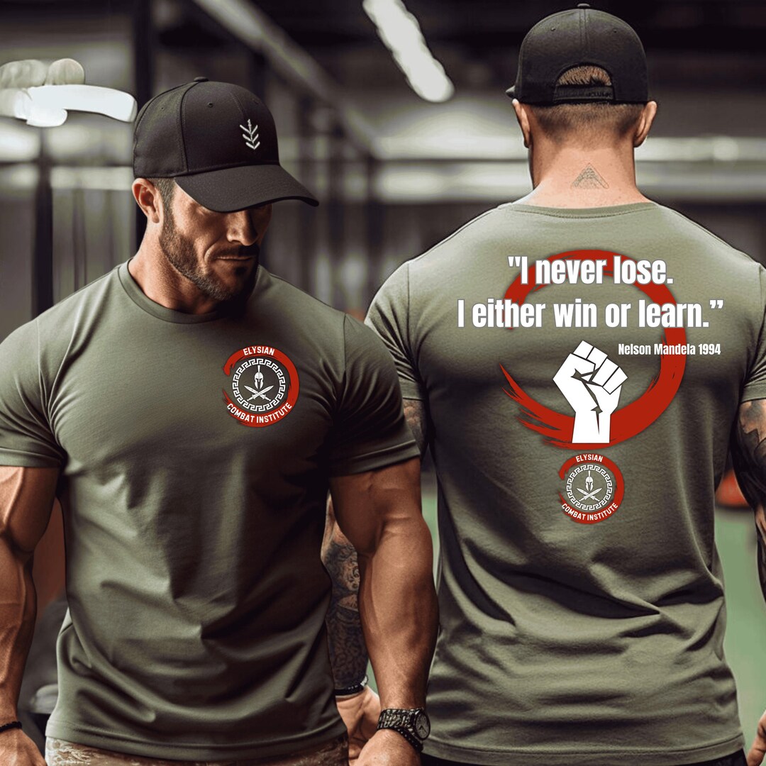 Nelson Mandela Quote T-shirt, Veterans Warfighter Tee, Never Quite ...