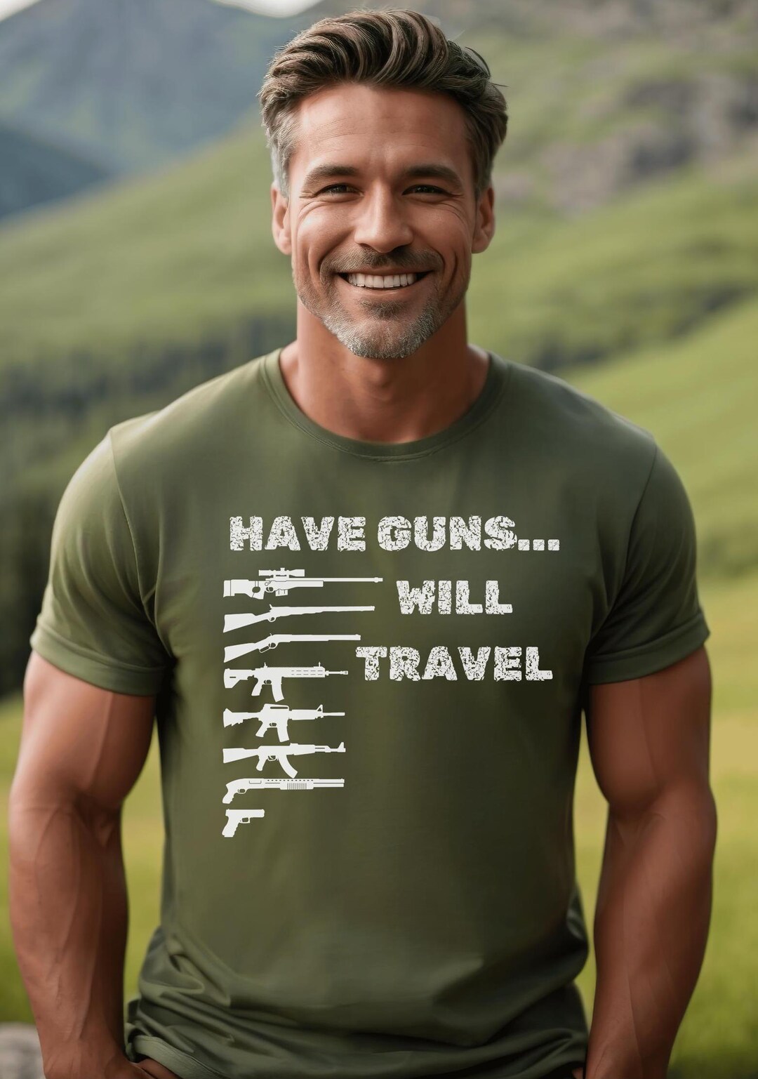 Have Guns Will Travel Tshirt Funny Gun Owner Gift Gun Lover T-shirt Gun ...
