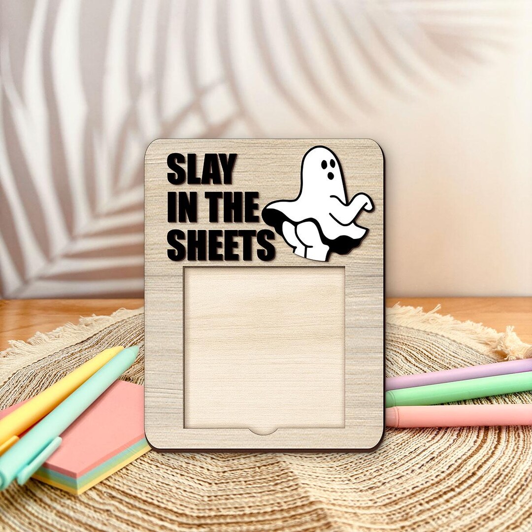 Ghost 4 Layer Sticky Note Holder, Ghost Halloween Sticky Note Holder ...