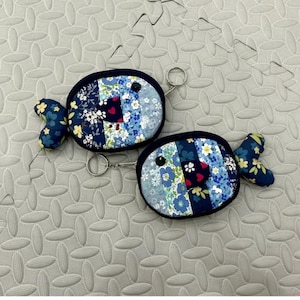 Mini Fish Purse Keychain, Quilted Coin Purse | 10 X 12cm - Etsy