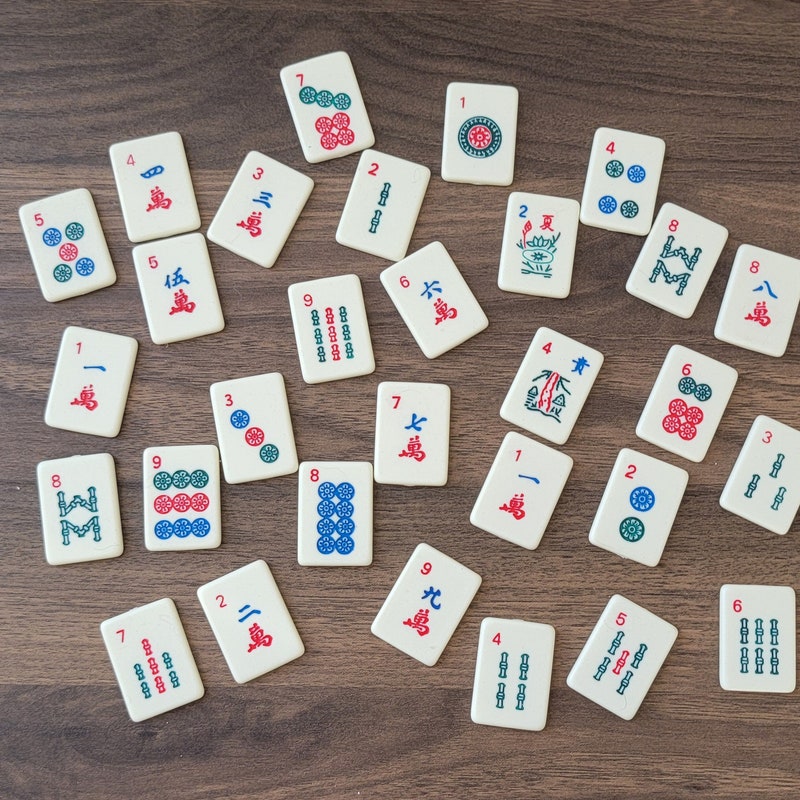 Mahjong Cards Silver - Etsy