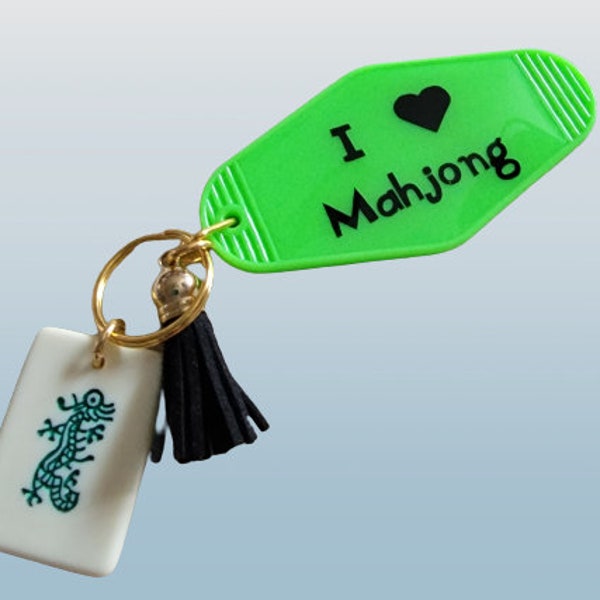 Green Dragon Mahjong Tile - Etsy