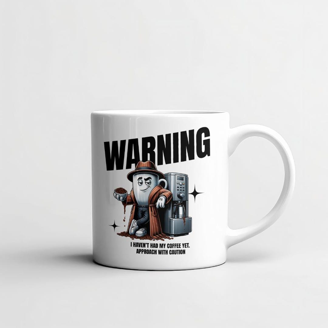 Warning: I Haven’t Had My Coffee Yet. Approach With Caution! White ...