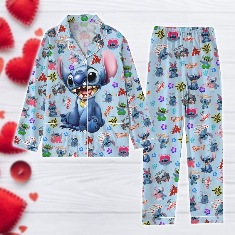 Stitch Pajamas - Etsy