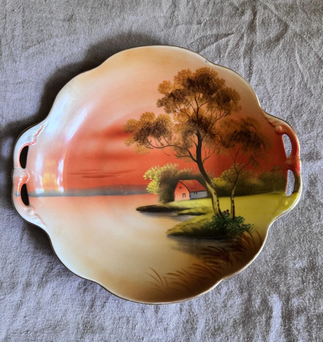 Hand Painted Noritake Plate
