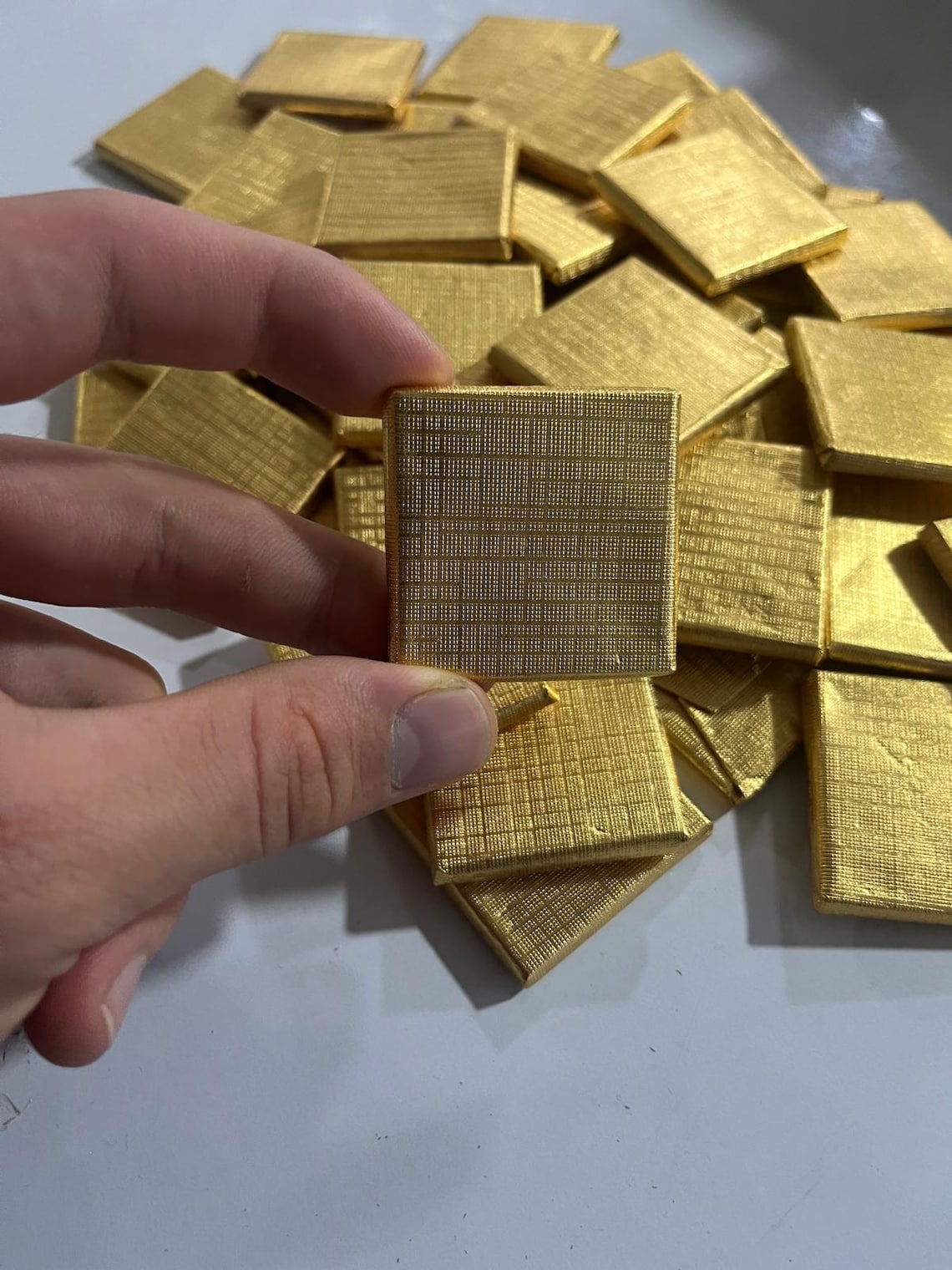 Milk Madlen Chocolate, Wholesale Milk Chocolates, Gold, Silver Colored ...