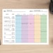 ADHD Pastel Student Planner: Executive Functioning Weekly Class ...