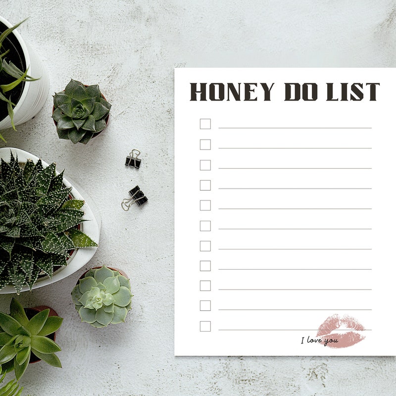 Funny Honey Do List - Etsy