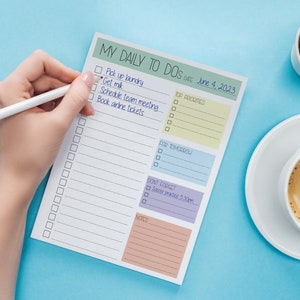 Colorful To-do List Printable – Daily Planner (8.5x11) (digital ...