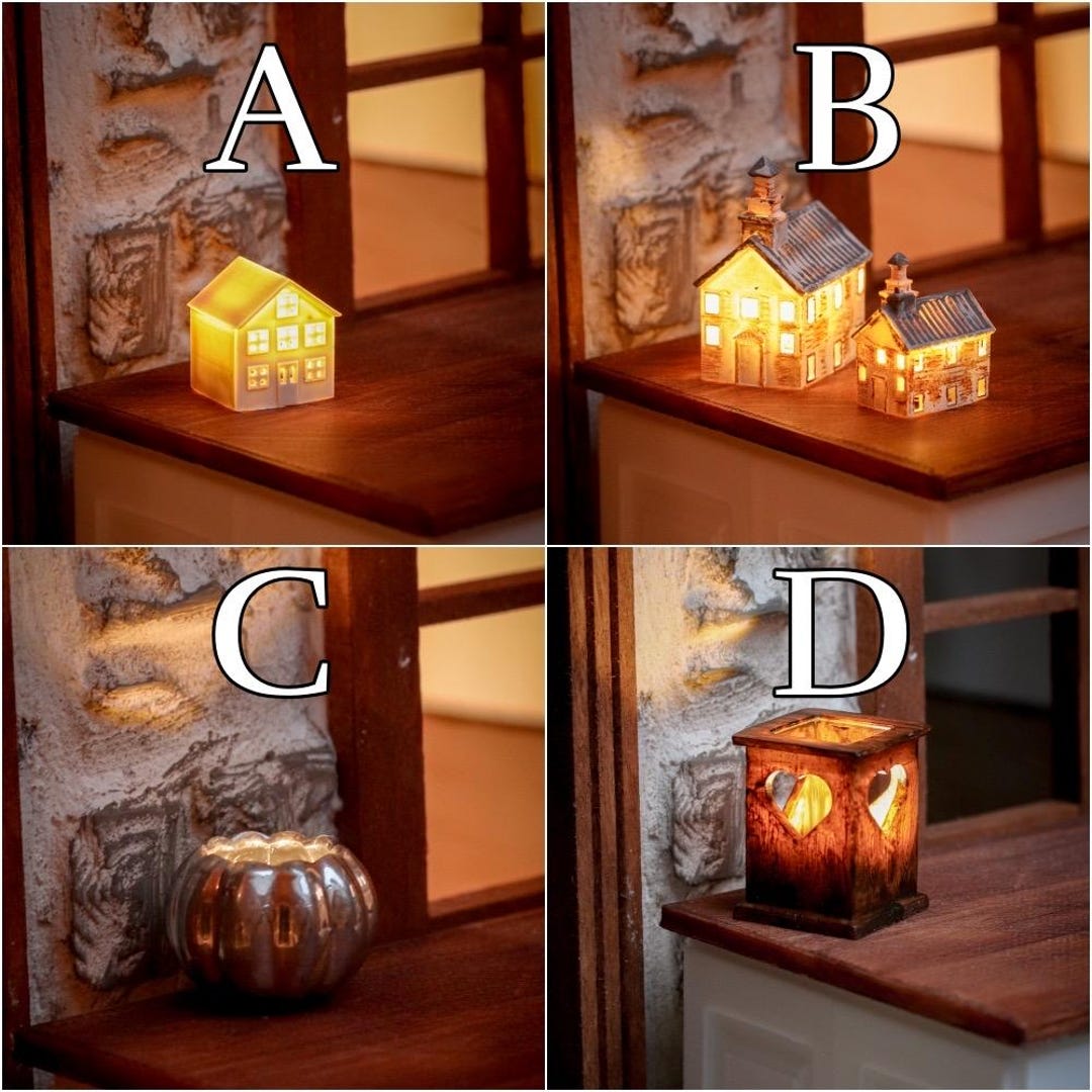 1:12 Miniature Dollhouse Battery Lights - Etsy