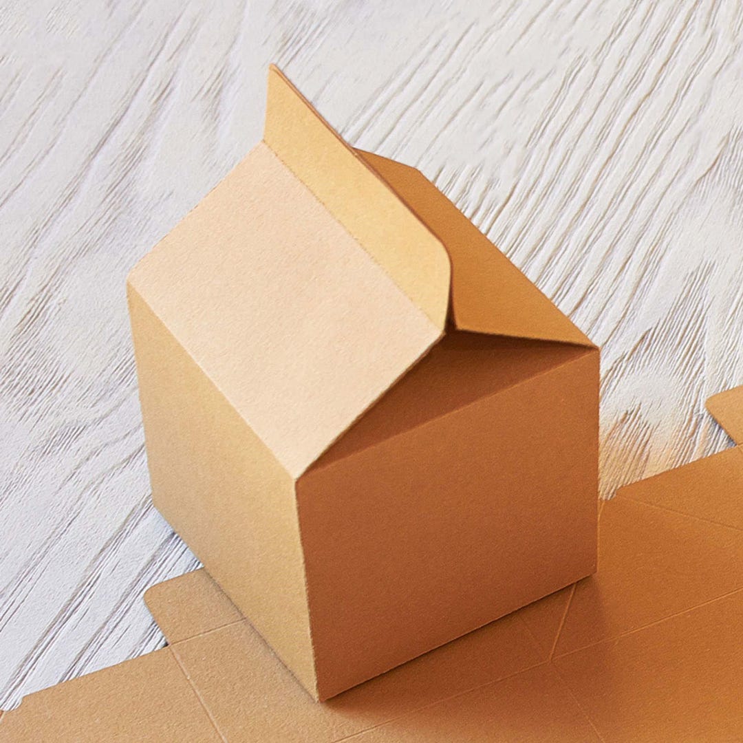 Diy Milk Gift Box Cutting Template Svg, Square Cardboard Cricut Cookie ...