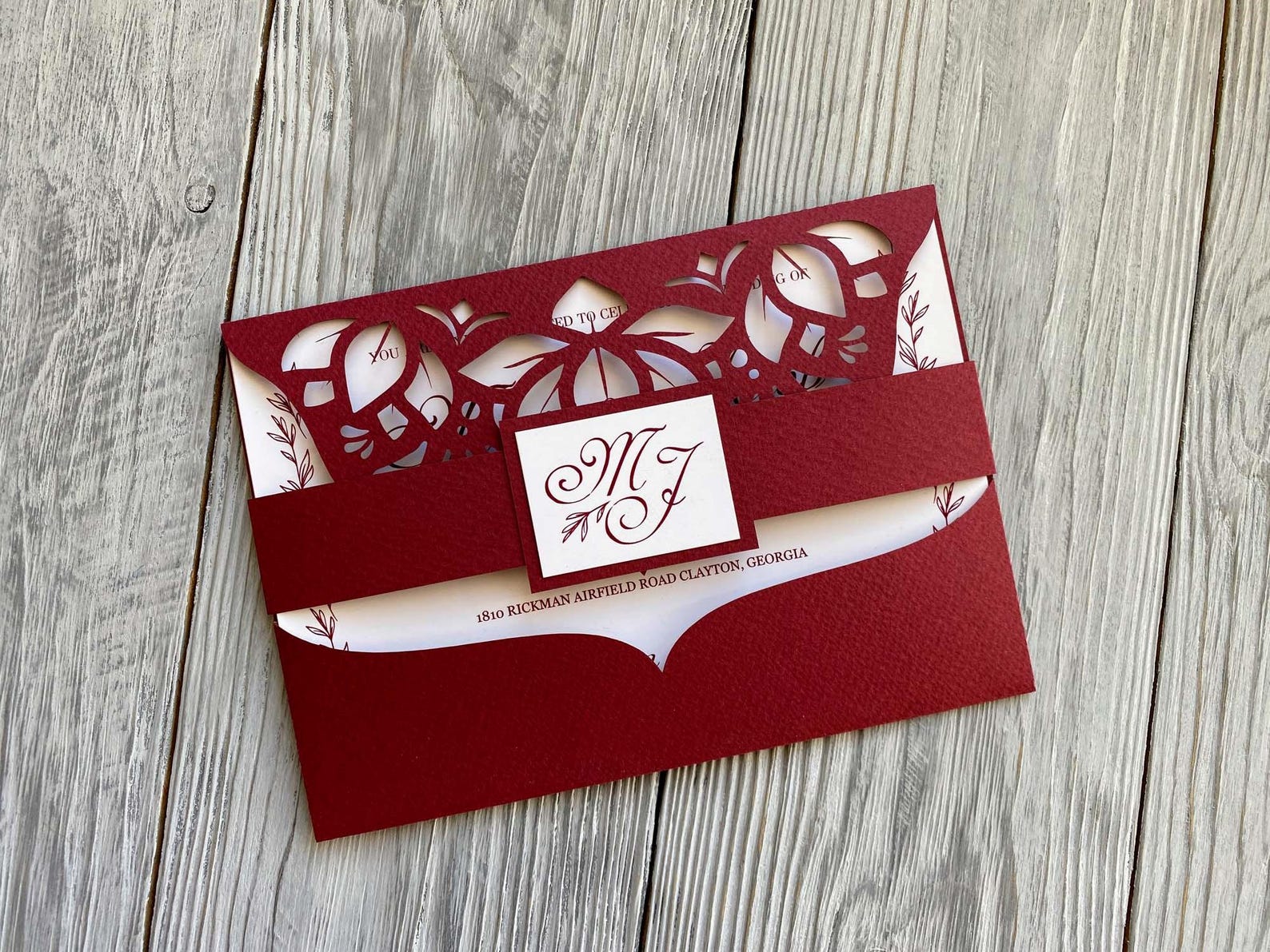 Lotus Flower Ornamental Svg Pocket Invitation Envelope Template Cricut ...