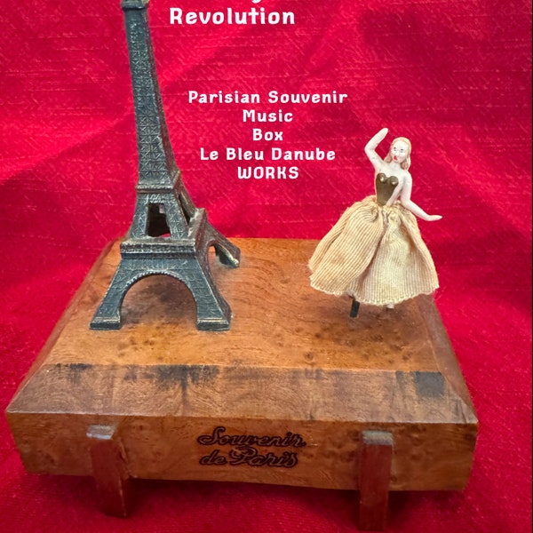 Paris France Music Box - Etsy