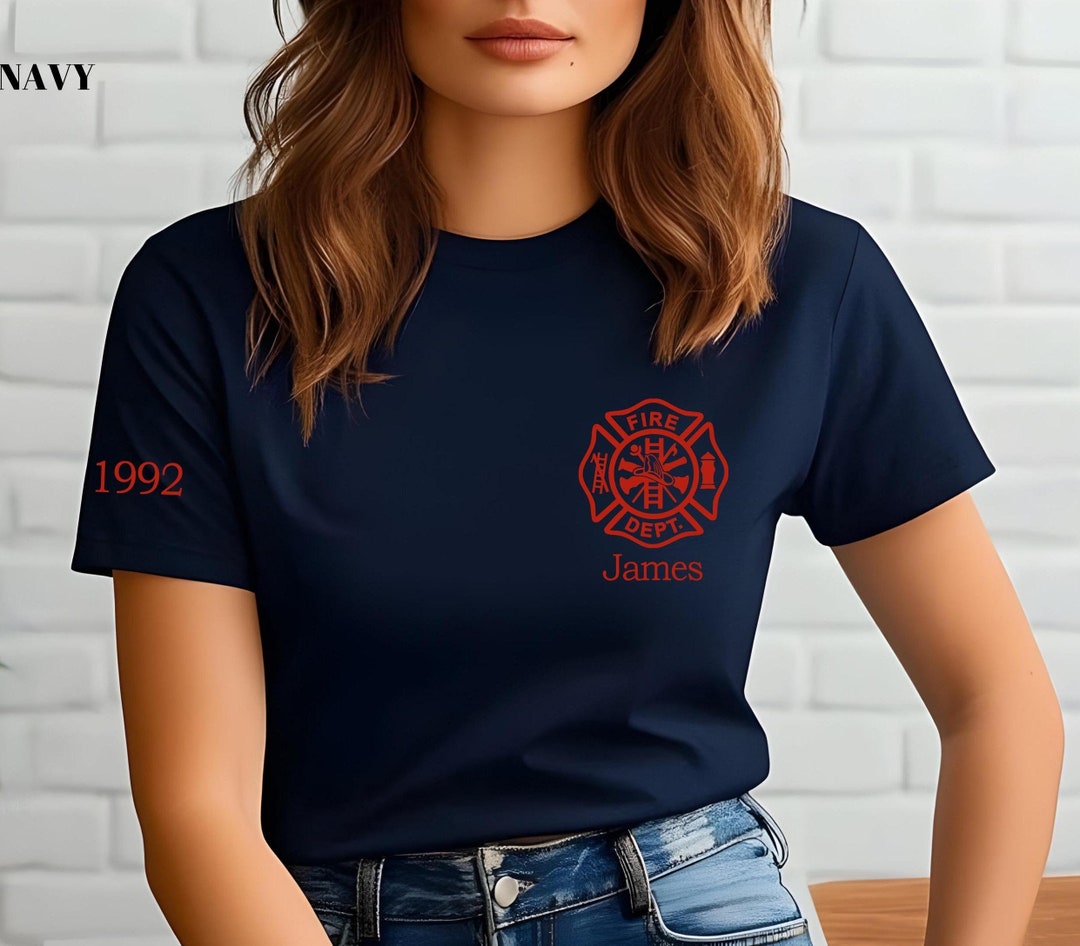 Personalized Gift for Firefighter, Custom Fire Department Name ...