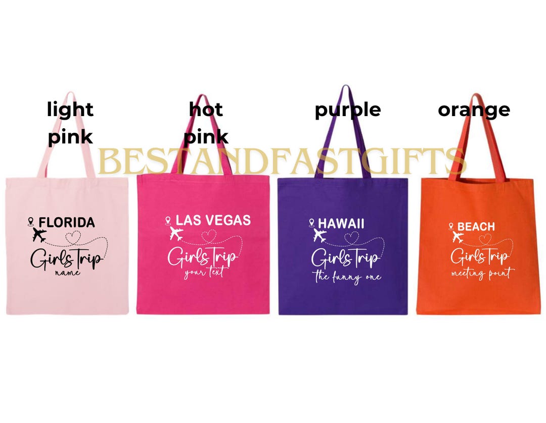 Girls Trip Tote Bag, Tote Bag for Girls, Girls Trip Tote Bag, Girls ...