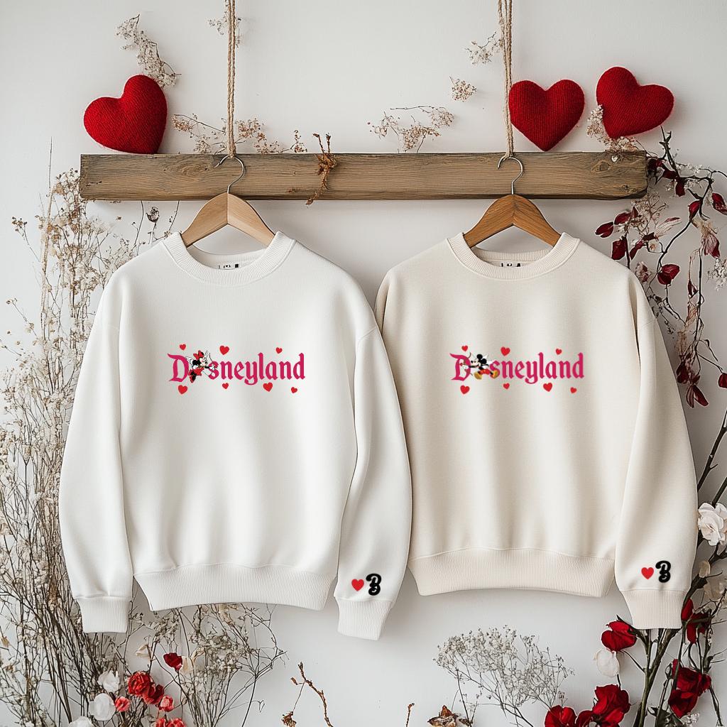 Custom Couple Matching Disney Sweaters, Sweethearts Nite, Disney ...