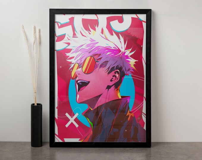 Satoru Gojo - Jujutsu Kaisen - Poster - Fan Art - Etsy Canada