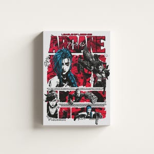 Arcane Wall Art, Jinx Poster, Arcane Season 2 Poster, Jinx Wall Art ...
