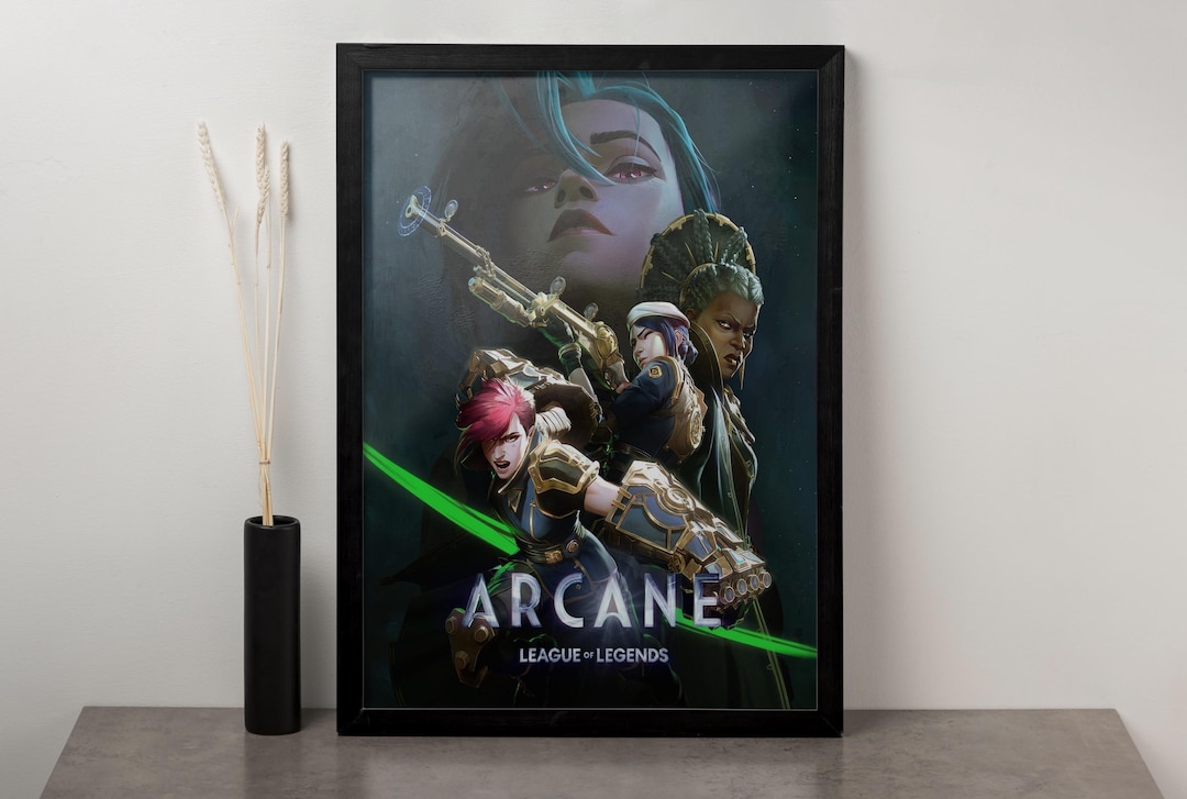 Arcane Wall Art, Arcane Season 2 Poster, Arcane TV Series Poster ...