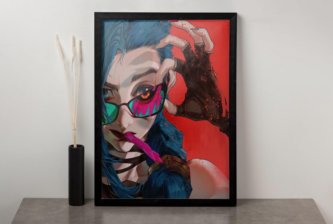 Jinx Wall Art, Arcane Print, Arcane Season 2 Poster, League of Legends ...