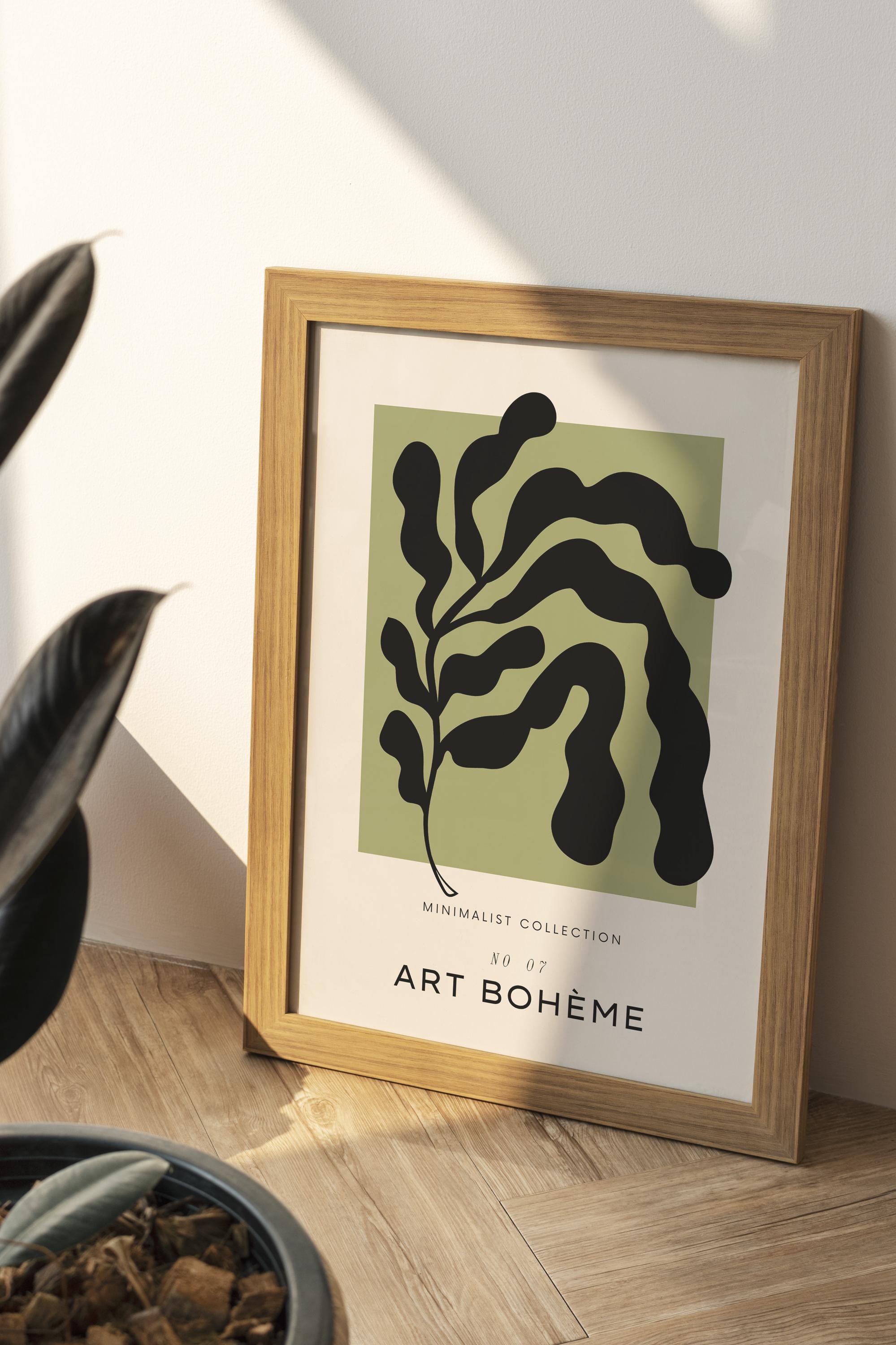 Boheme Wall Art, Minimalist Art, Boheme Canvas, Minimalist Boho Poster ...