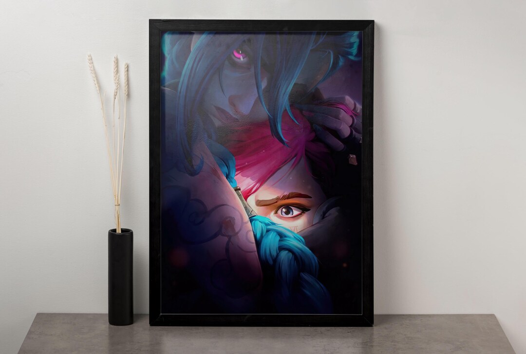 Arcane Season 2 Poster, Arcane Wandkunst, Jinx Poster, Vi Poster ...