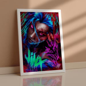 Arcane Season 2 Poster, Arcane Art, Jinx Poster, Arcane Jinx Poster ...