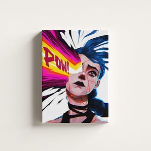 Arcane Season 2 Poster, Jinx Wall Art, Arcane Poster, Jinx Poster ...