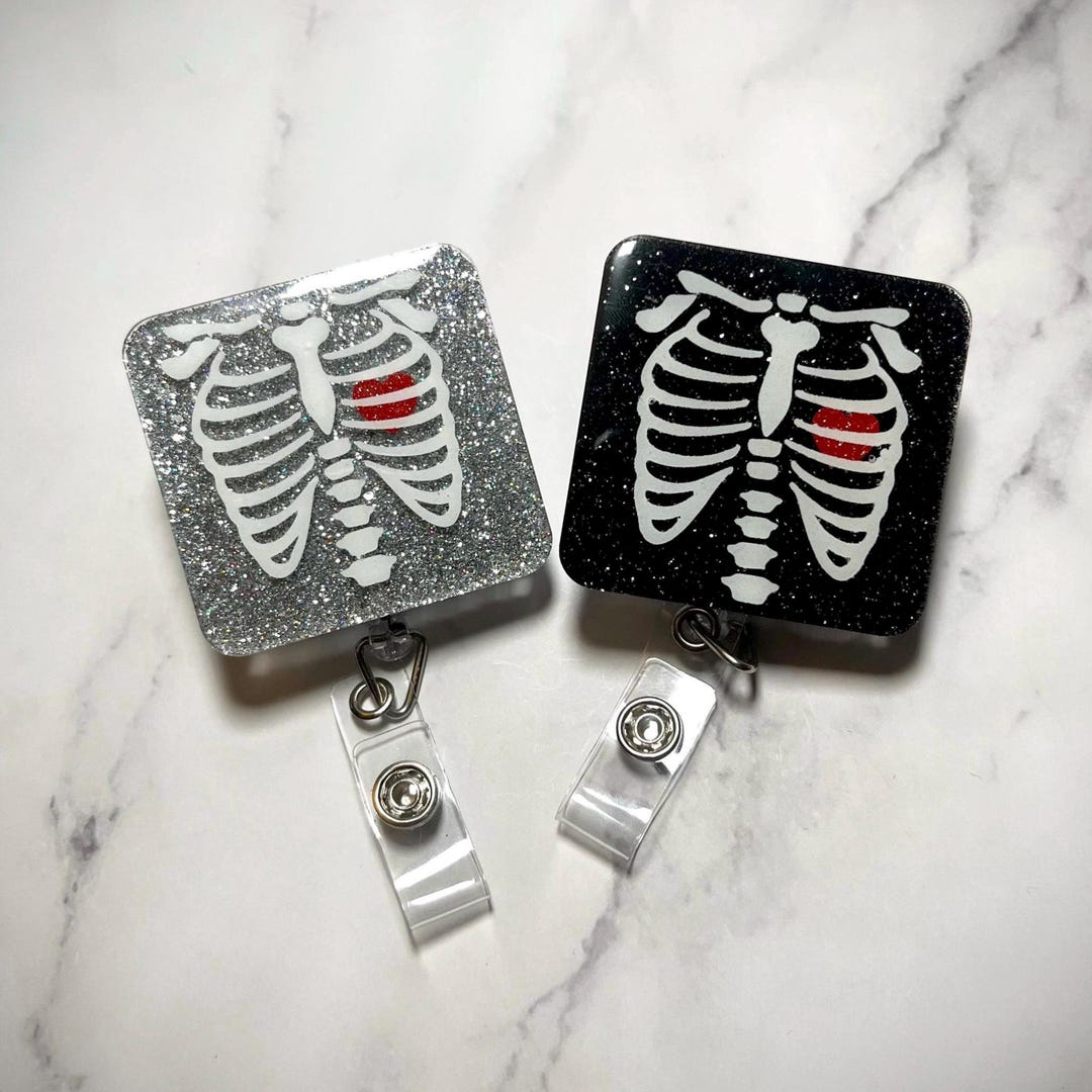Glow in the Dark Chest X-ray/ Radiology Resin Interchangeable Badge ...