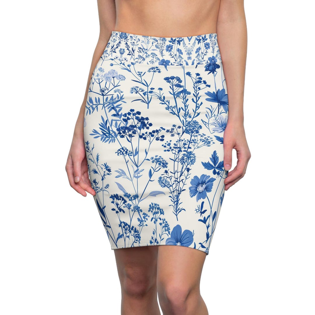 Toile De Jouy Pencil Skirt. Toile De Jouy Toile De Jouy Pencil Skirt ...