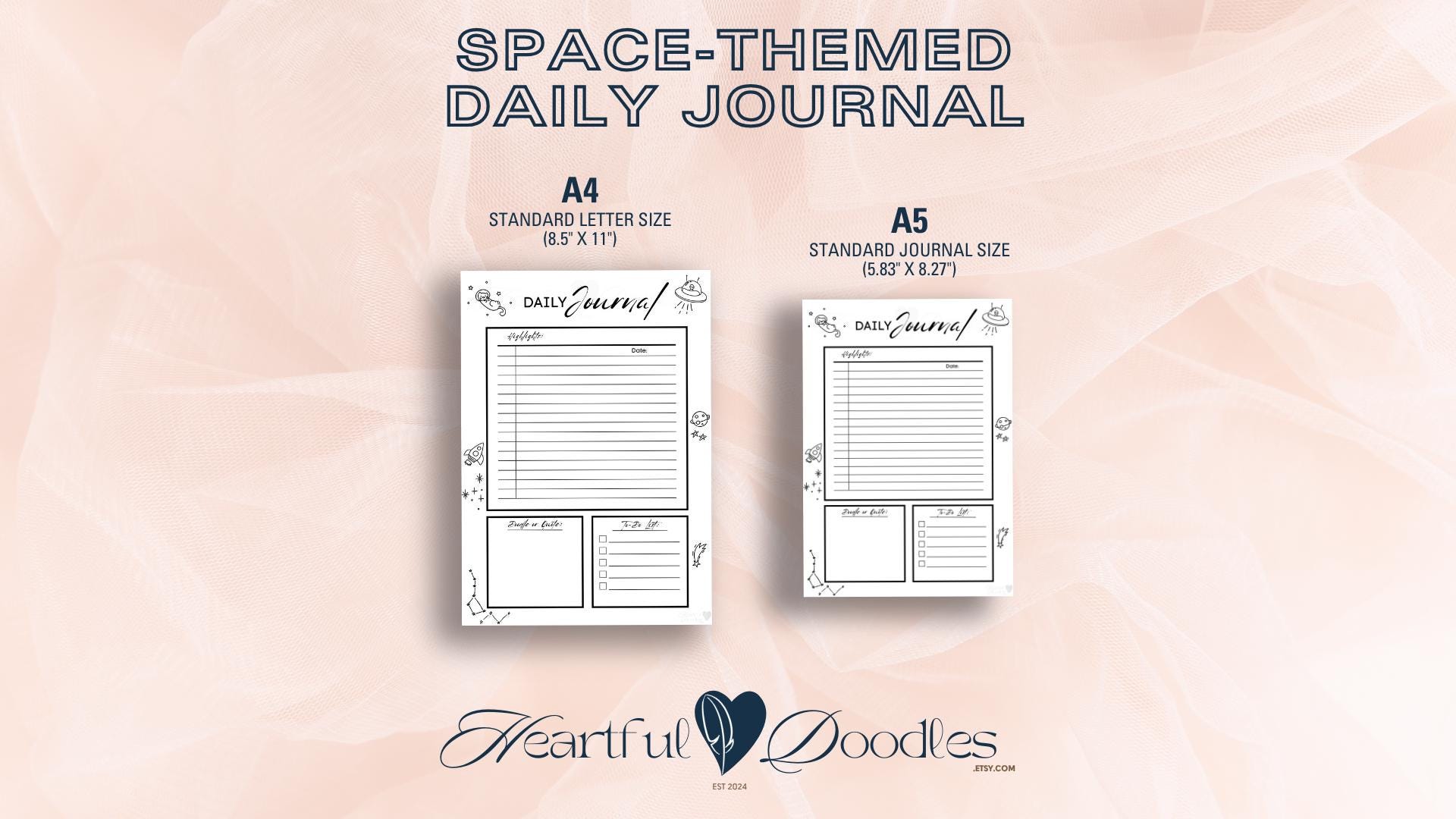 DAILY JOURNAL PRINTABLE Journal Page Planner Page Daily Tracker Track ...