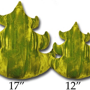 12 Velvet Tree Pillows 12 Colors Available Buckwheat Hull Filled Quirky ...