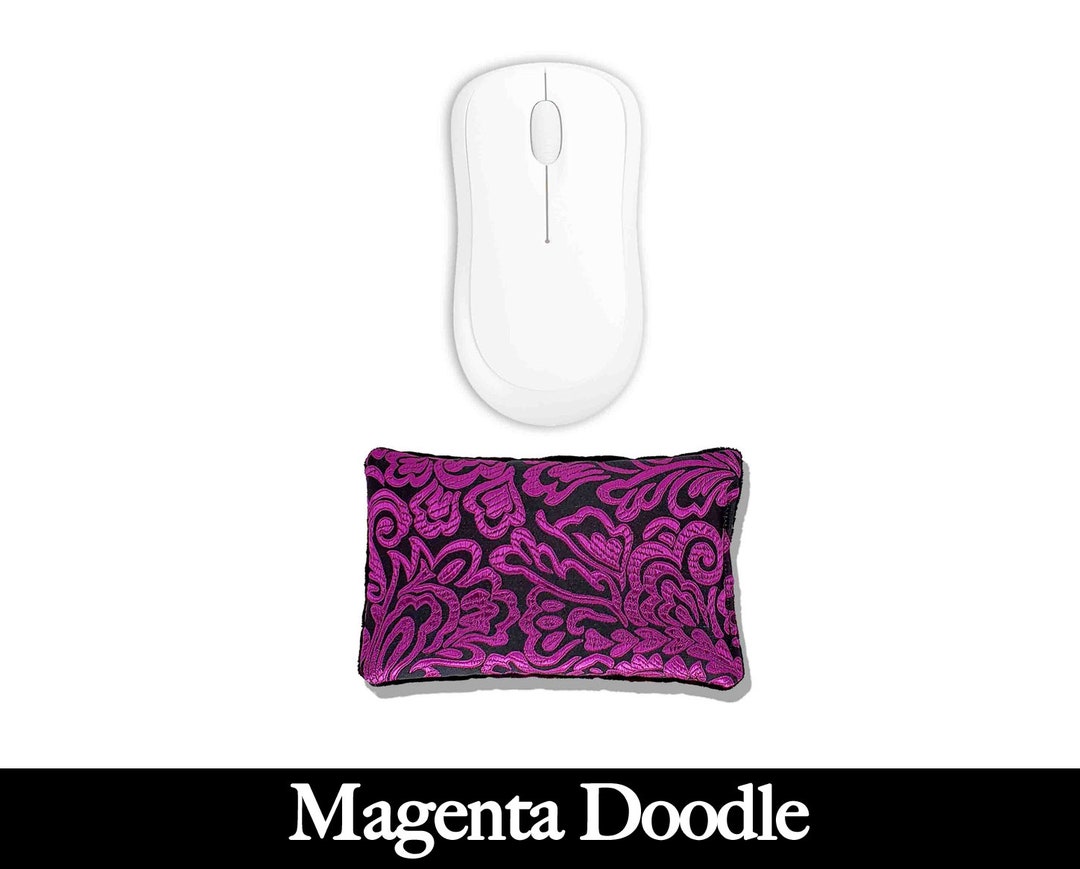 Handmade Ergonomic Mouse Wrist Rest Pad Desktop Laptop Flax Seed Fill ...