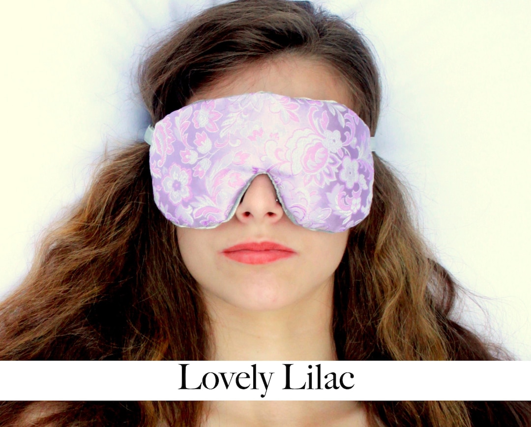 Handmade Opulence Weighted Sleep Eye Mask Pillow | Flaxseed Fill ...