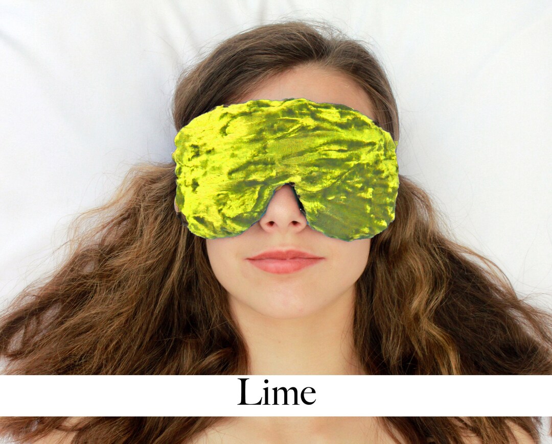 Handmade Opulence Blackout Sleep Eye Mask | Lightweight Poly Fill ...
