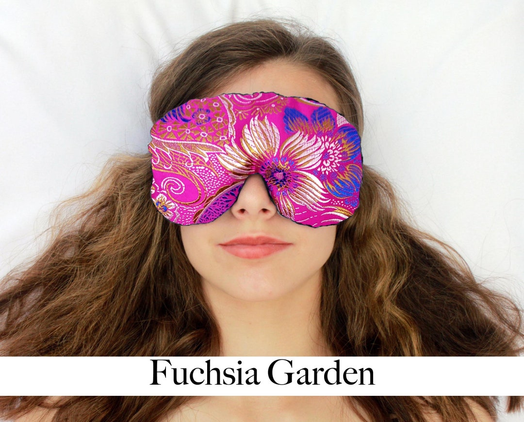 Handmade Opulence Weighted Sleep Eye Mask Pillow Flaxseed Fill Scent ...