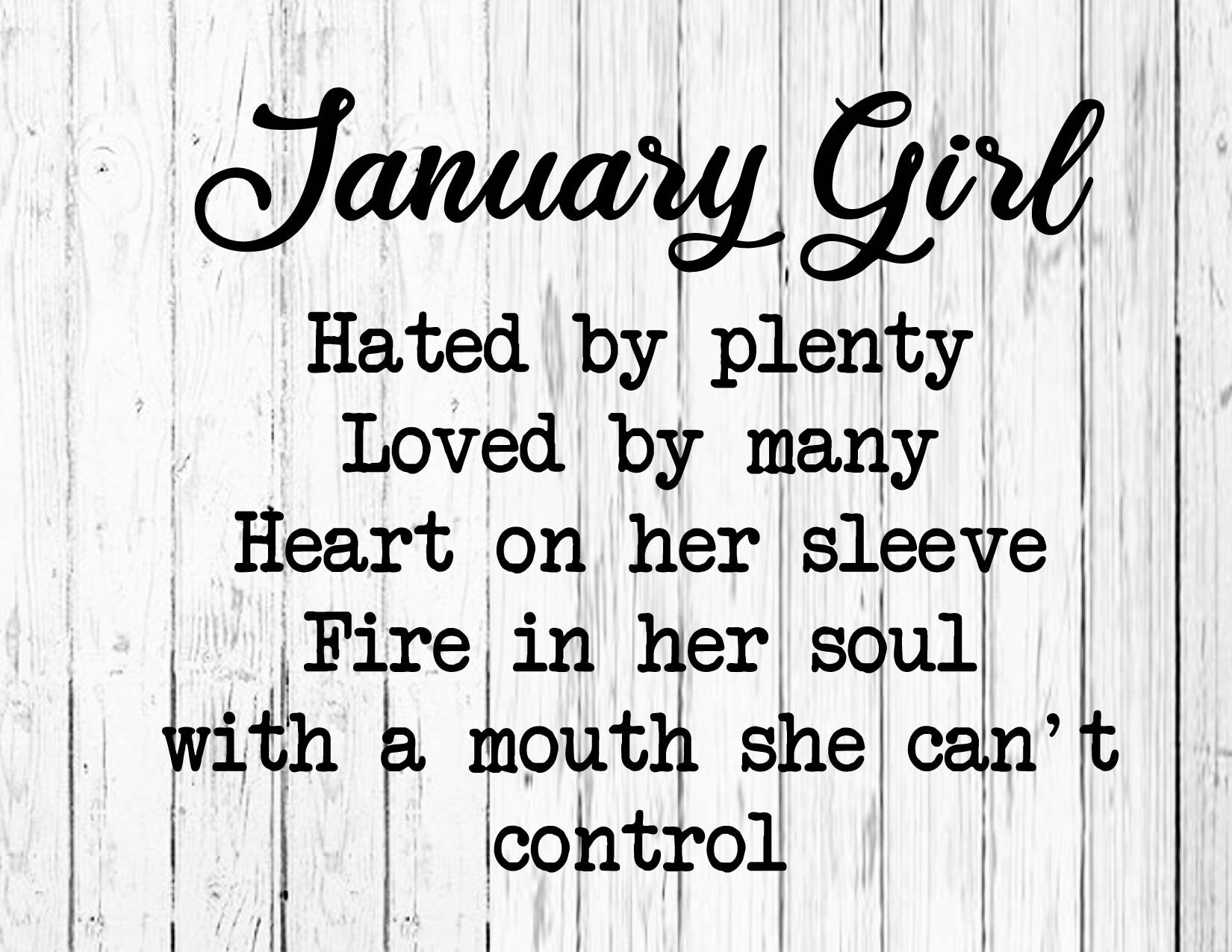 January girl svg ai png dxf | Etsy