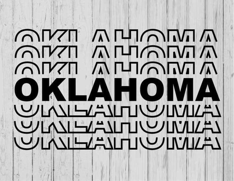 Oklahoma Svg Ai Png Dxf - Etsy