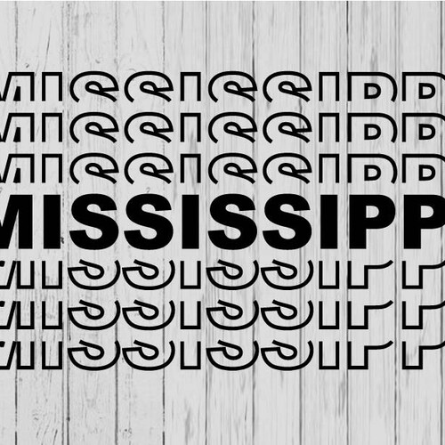 Mississippi SVG Eps Png Illustrated Svg Home States Svg USA - Etsy