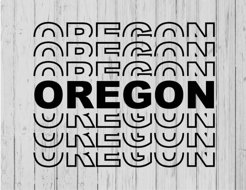 Oregon Svg Ai Png Dxf - Etsy
