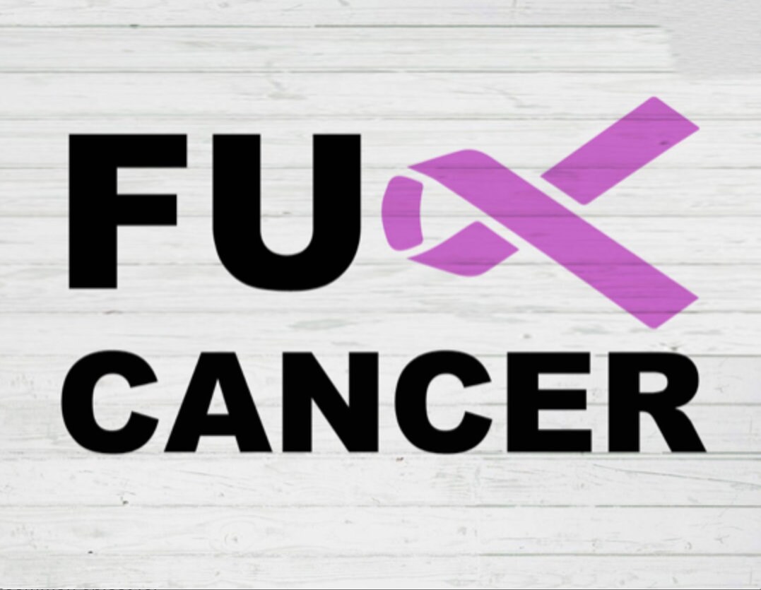 FU cancer quote t-shirt template heat transfer vinyl cut files | Etsy