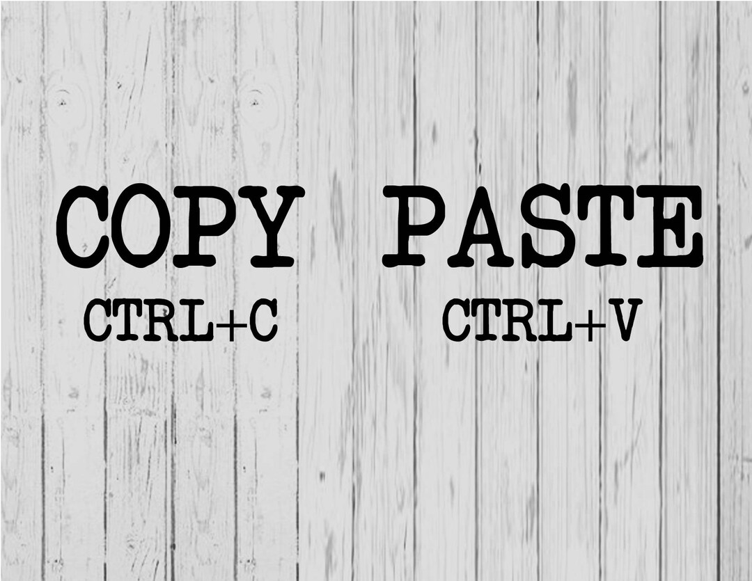 Copy Paste Svg Ai Png Dxf - Etsy Canada