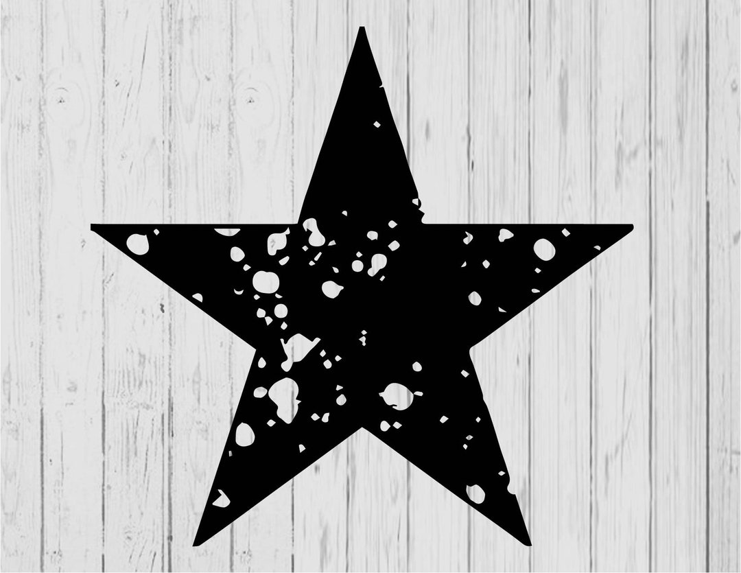 Distressed Star Svg Ai Png Dxf - Etsy